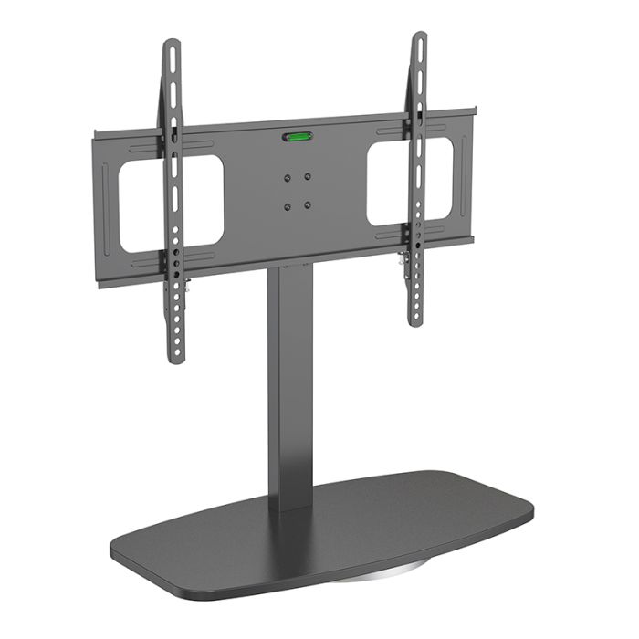 Support pied EDENWOOD TV de 81 à 165 cm MDF noir - Electro Dépôt