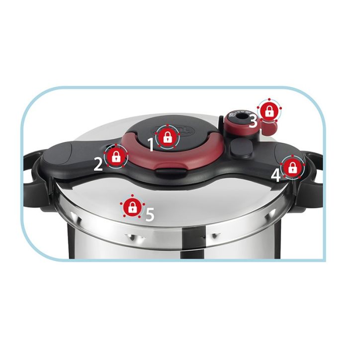 Autocuiseur TEFAL Clipso Minut Easy 6L Electro D p t