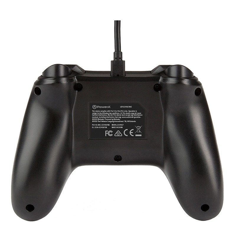 Manette POWER A fil noire pour SWITCH - Electro Dépôt
