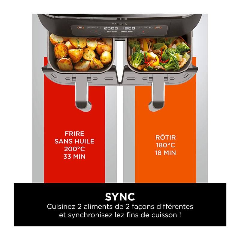 Friteuse sans huile NINJA Foodi Max DualZone AF400EU - Electro Dépôt