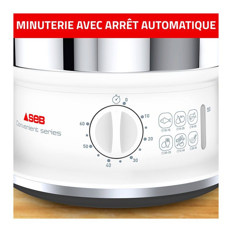 Cuiseur vapeur SEB VC145100 Inox - Electro Dépôt